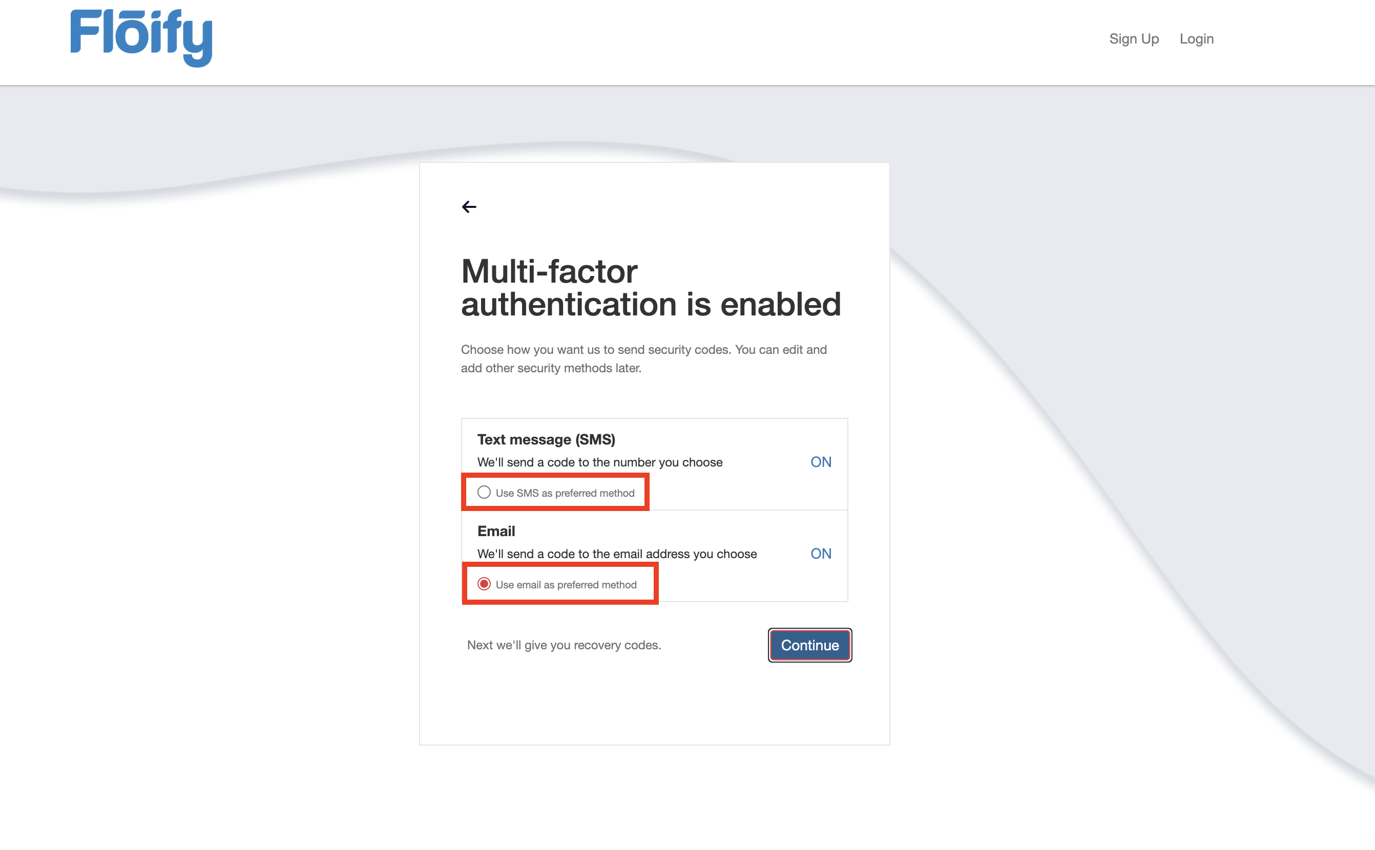 Borrower Multi-Factor Authentication – Floify Help Center