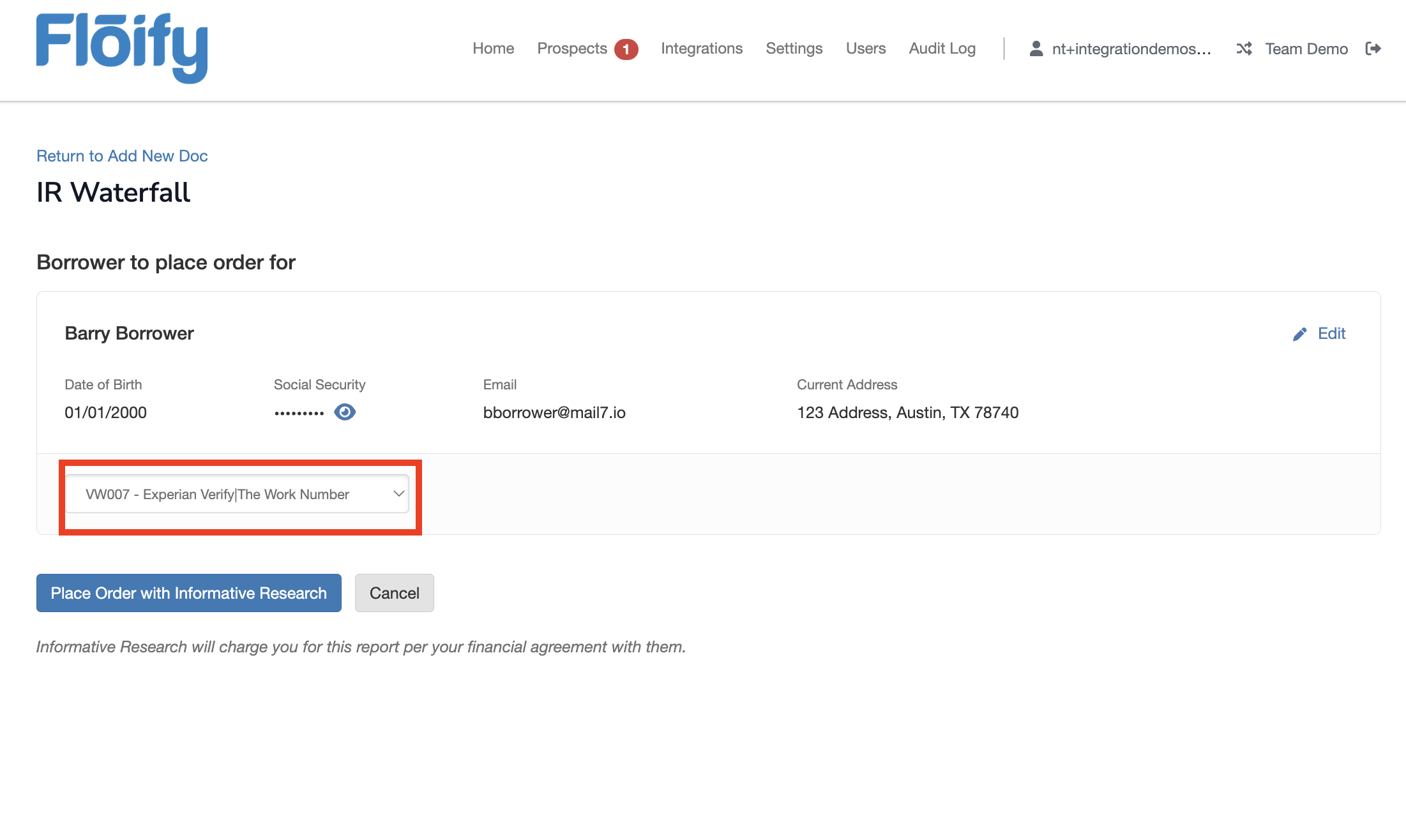 Informative Research (IR) Waterfall – Floify Help Center
