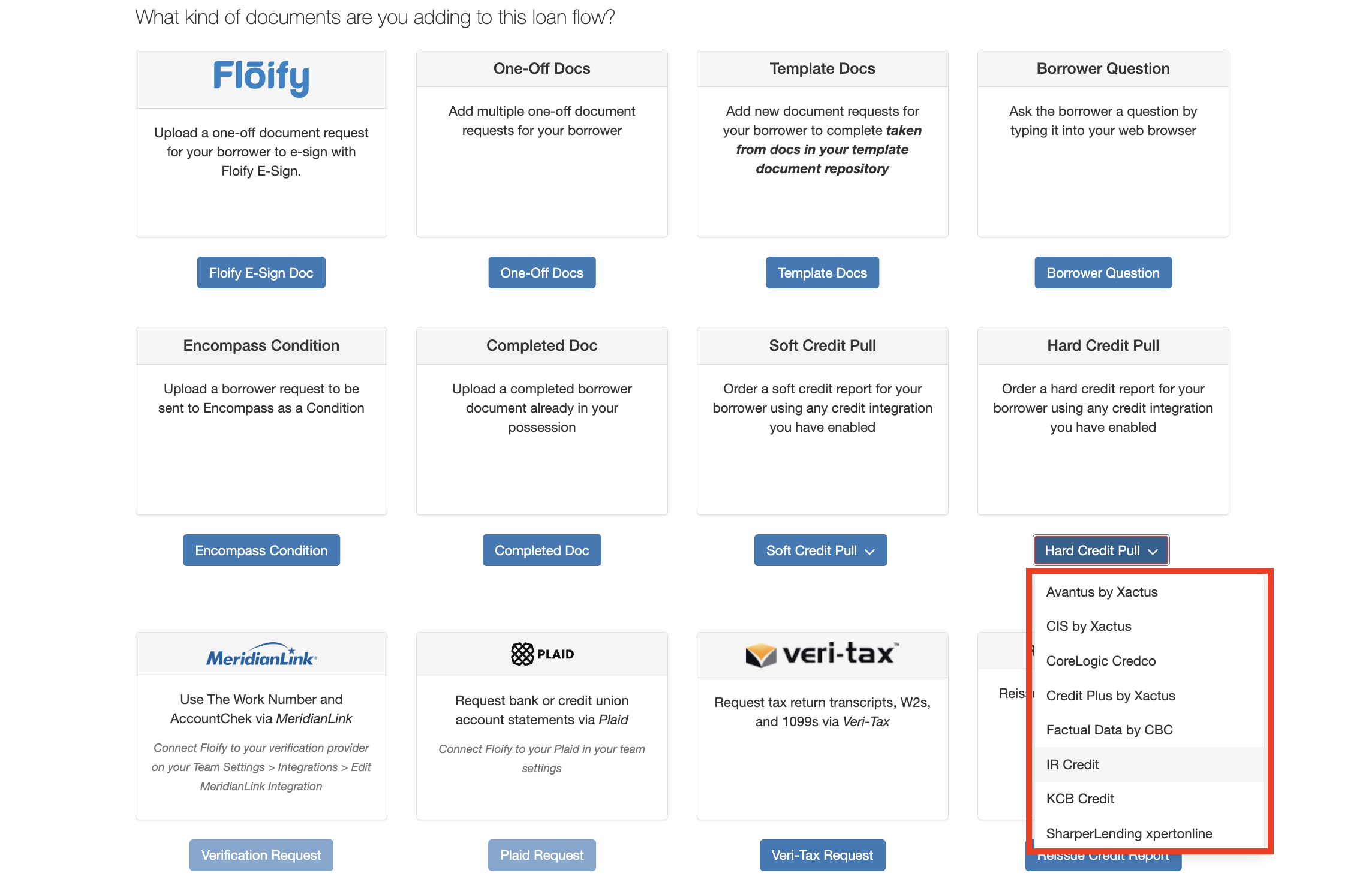 Running Soft and Hard Credit Reports Manually – Floify Help Center