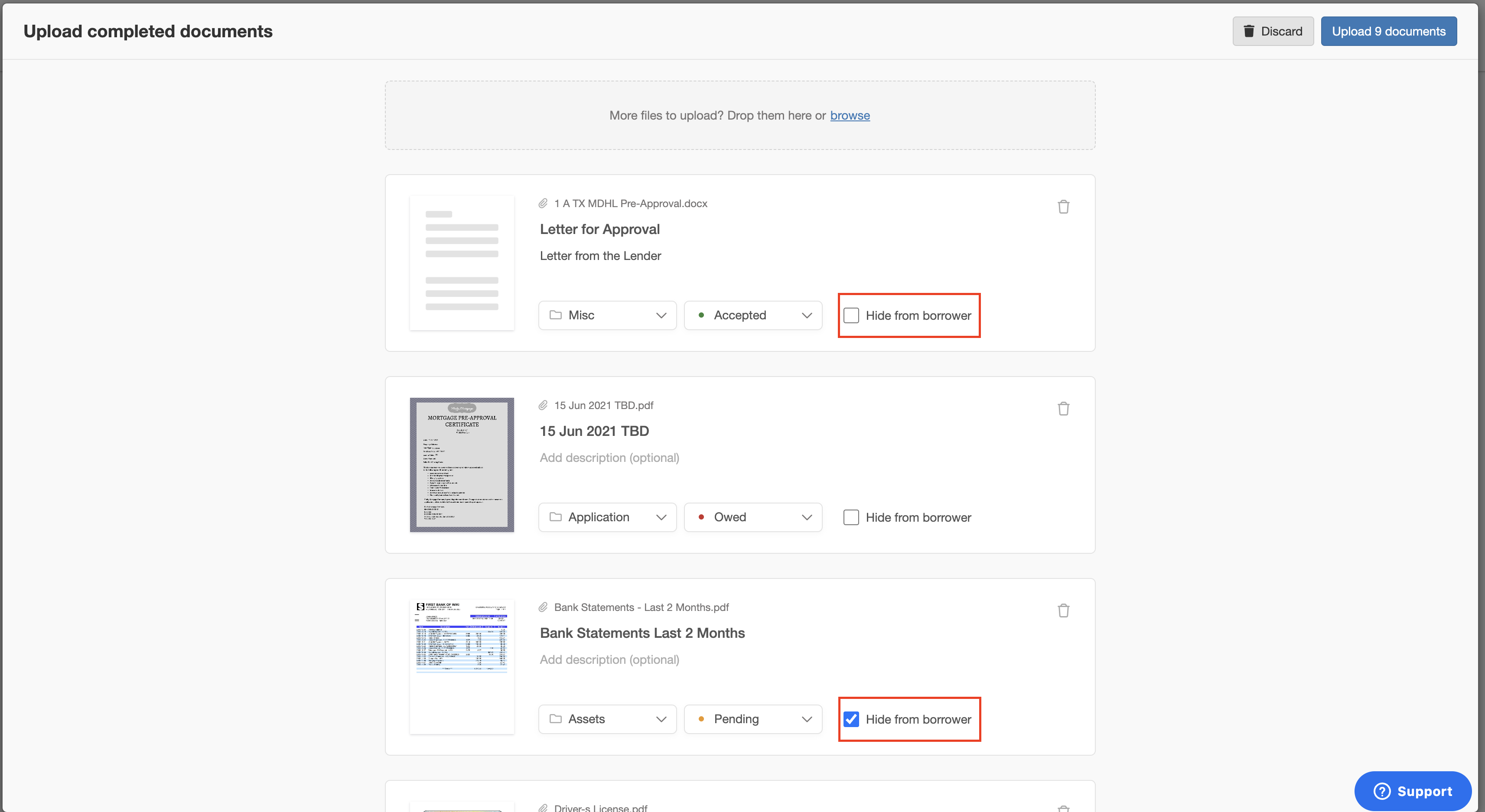 Completed & Bulk Document Uploads – Floify Help Center