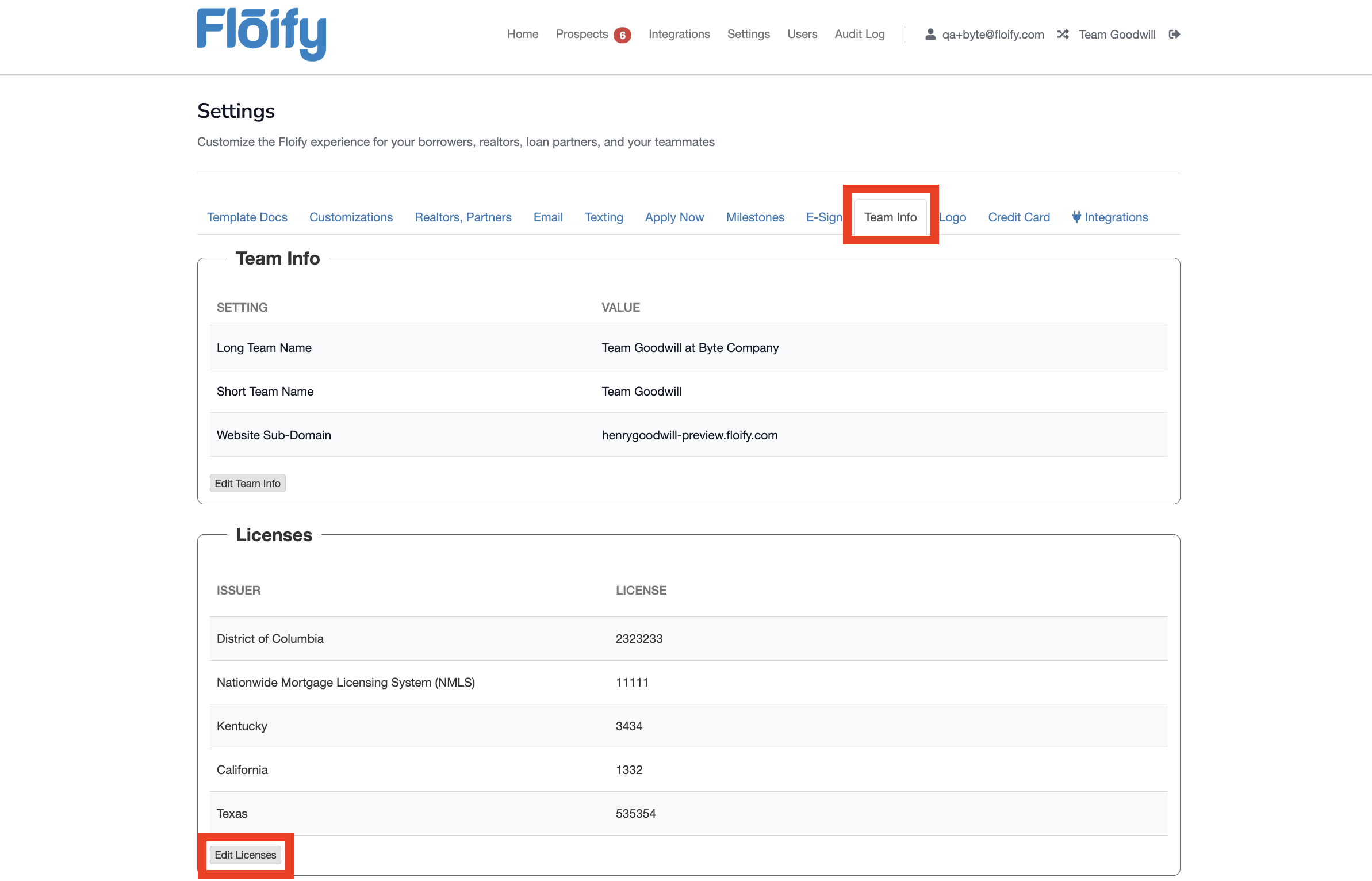 Byte License Sync – Floify Help Center