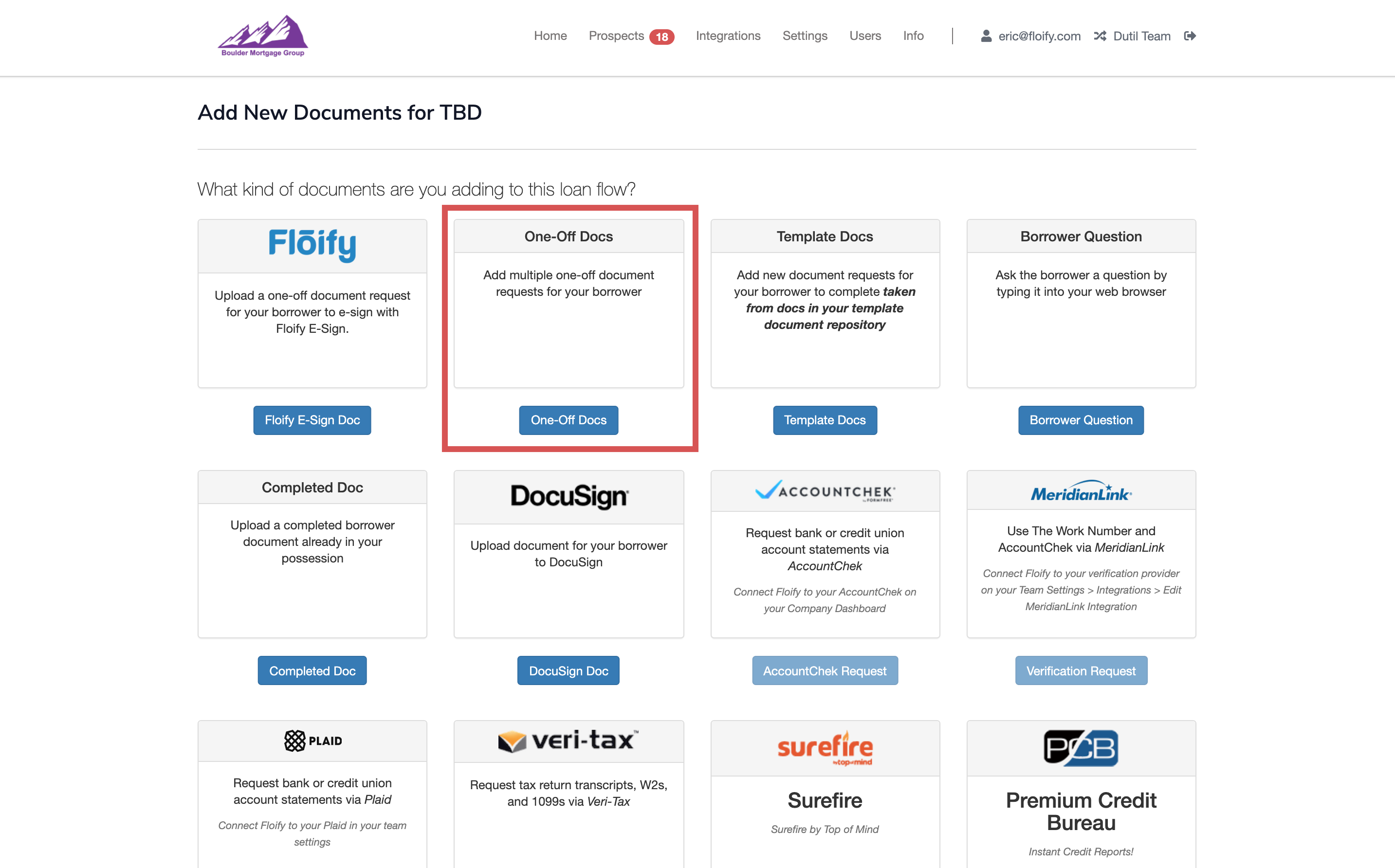 Add a New Document Request – Floify Help Center