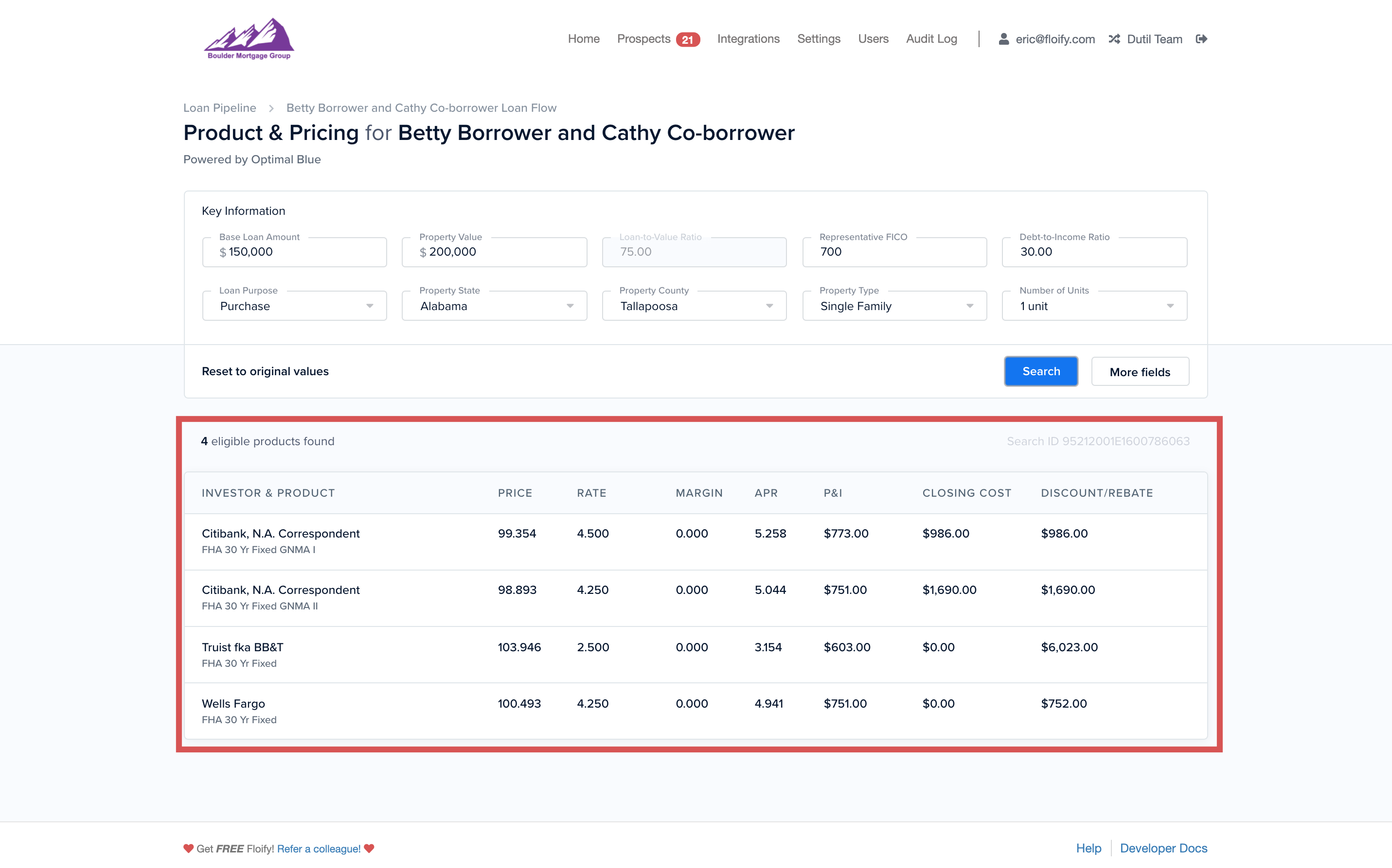 Optimal Blue – Floify Help Center