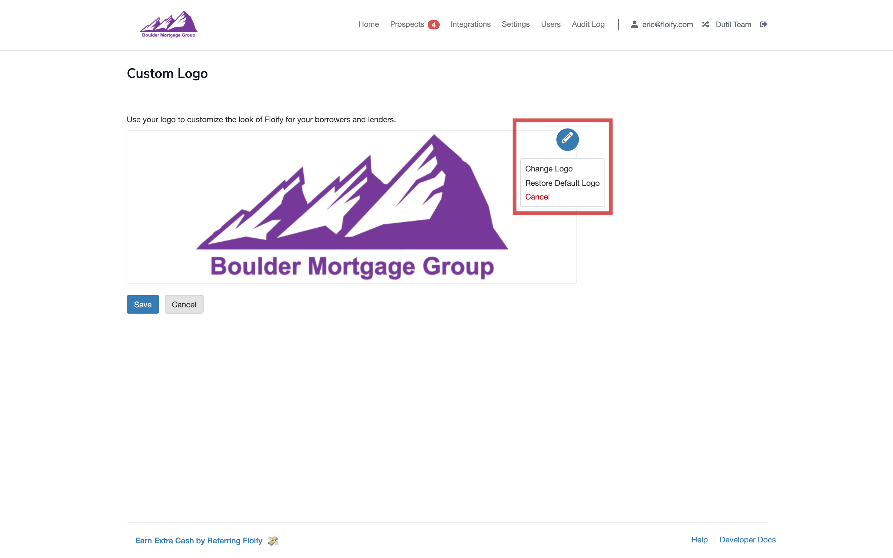 Update My Logo – Floify Help Center
