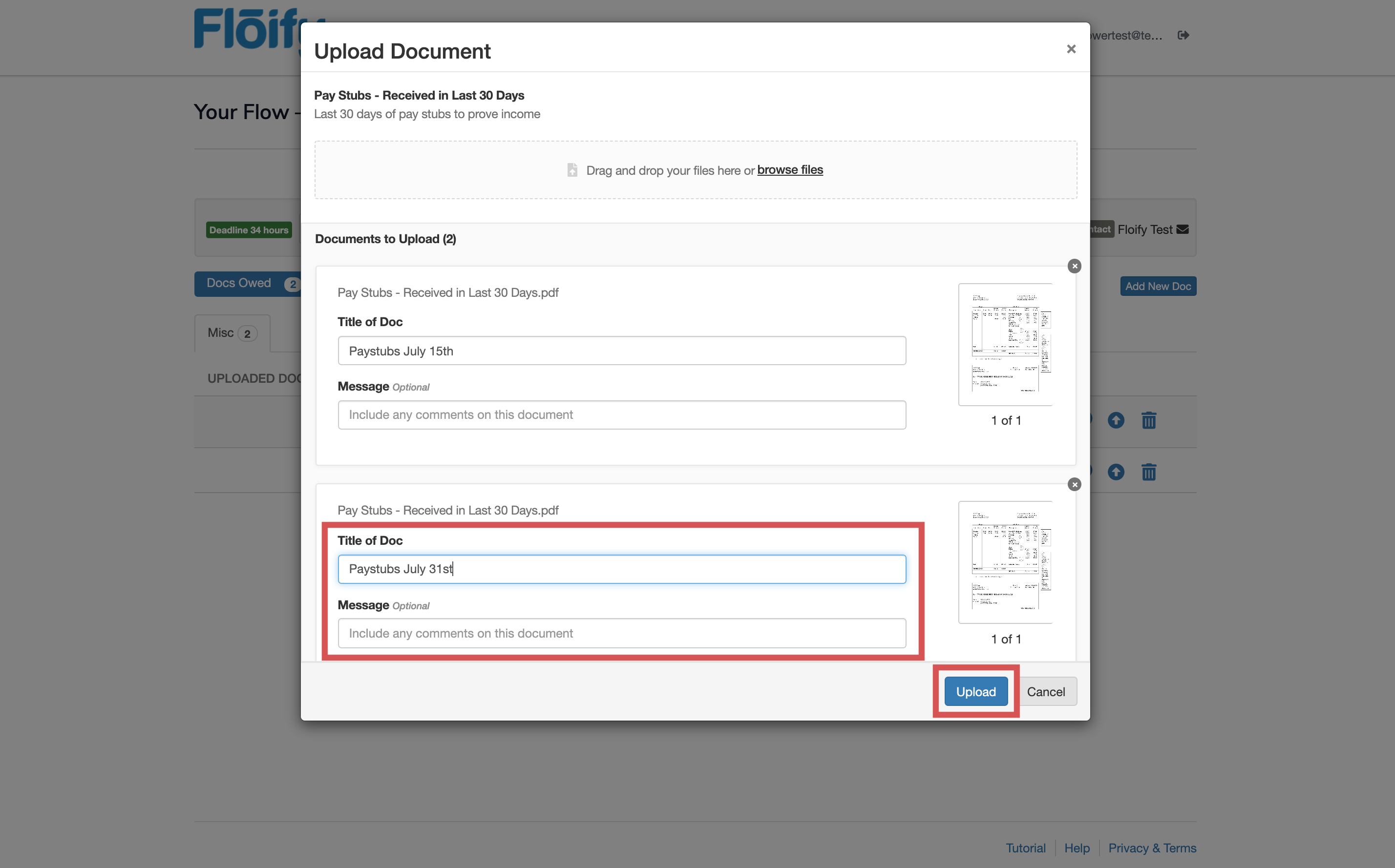 Portal Overview For Borrowers – Floify Help Center